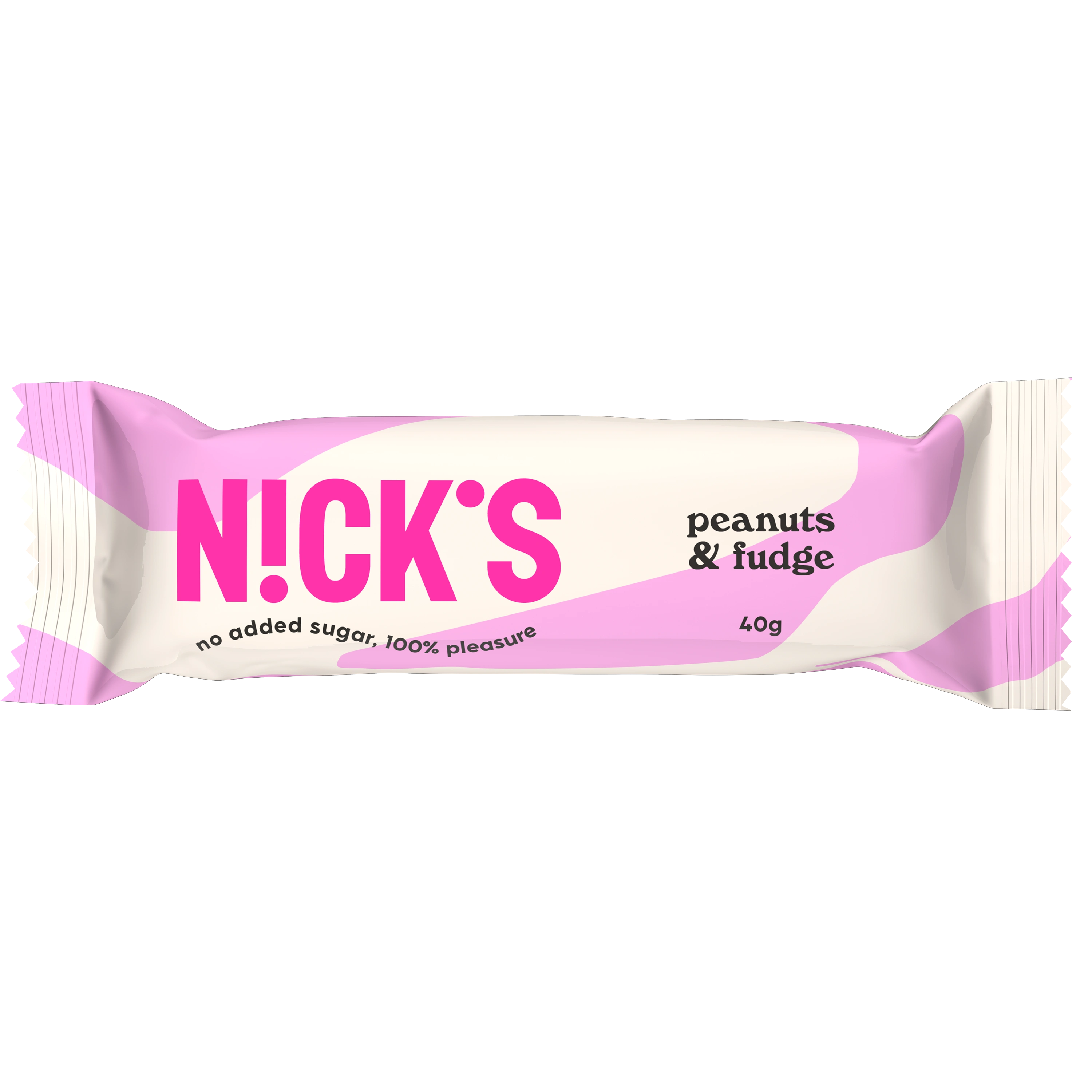 NICK'S Peanuts n' Fudge Chocolatebar 40 g | Apotek Hjärtat