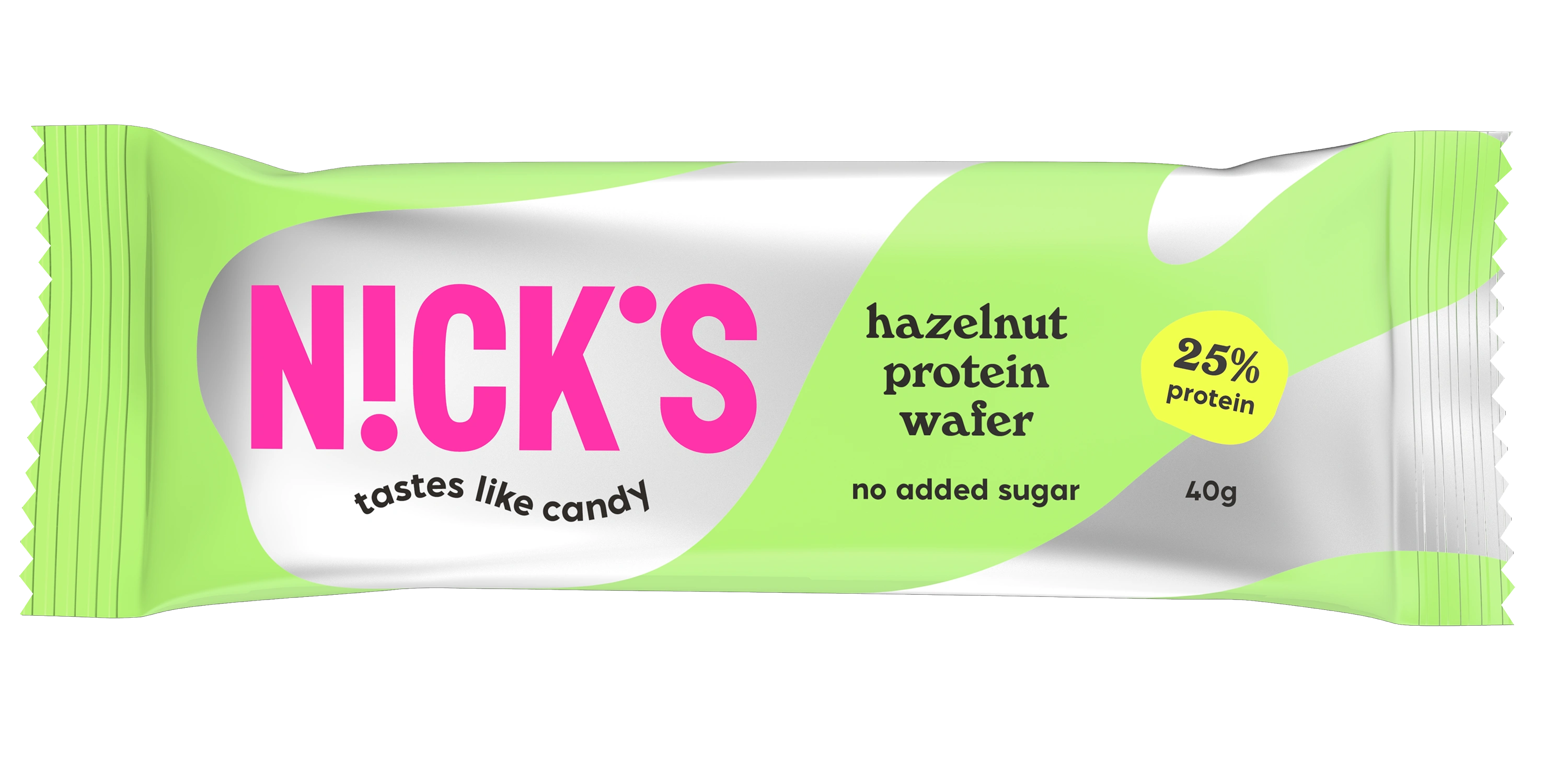 NICK'S Protein Wafer Hazelnut 40 g | Apotek Hjärtat