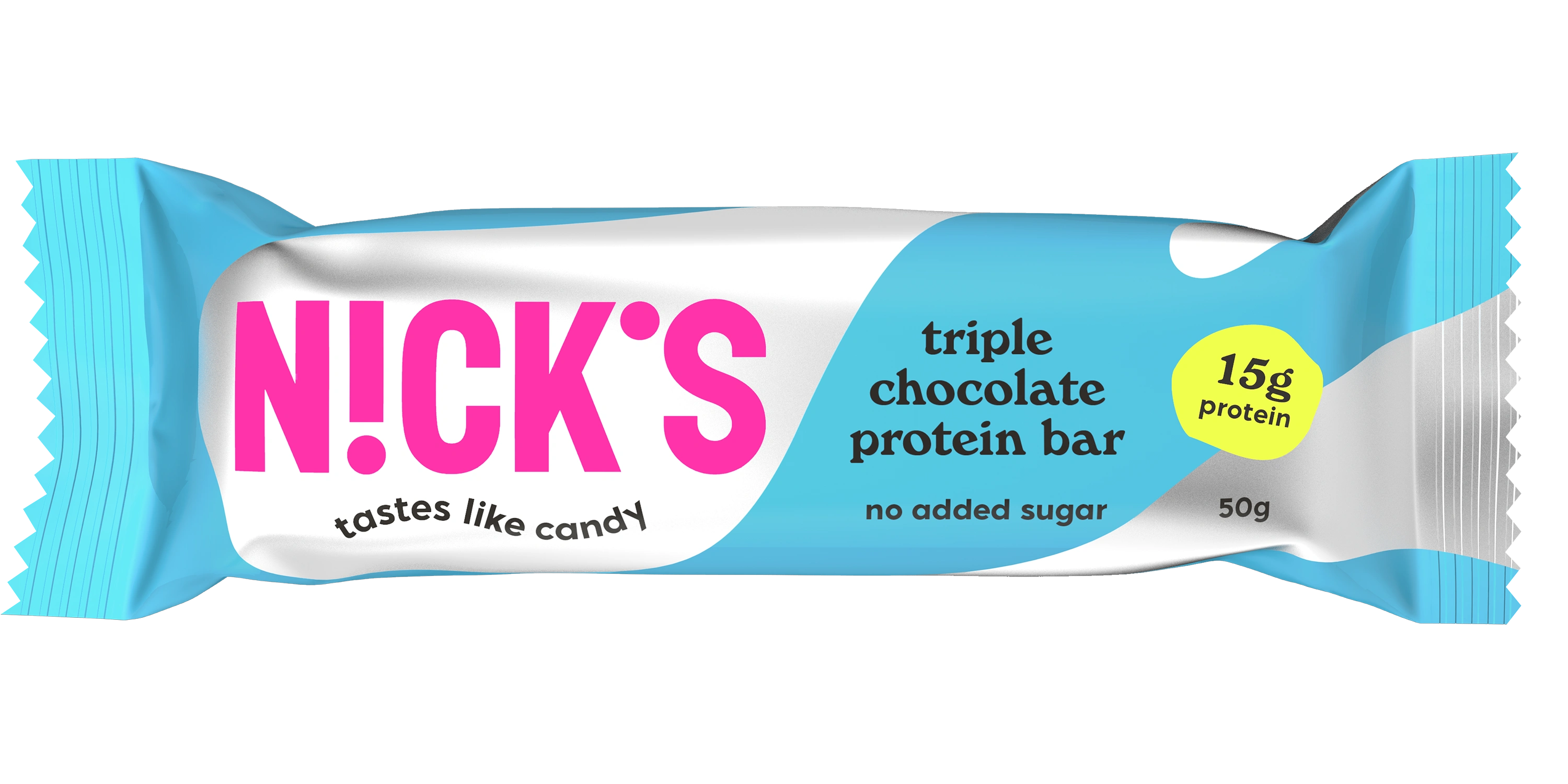 NICK'S Protein Bar Triple Chocolate 50 g | Apotek Hjärtat