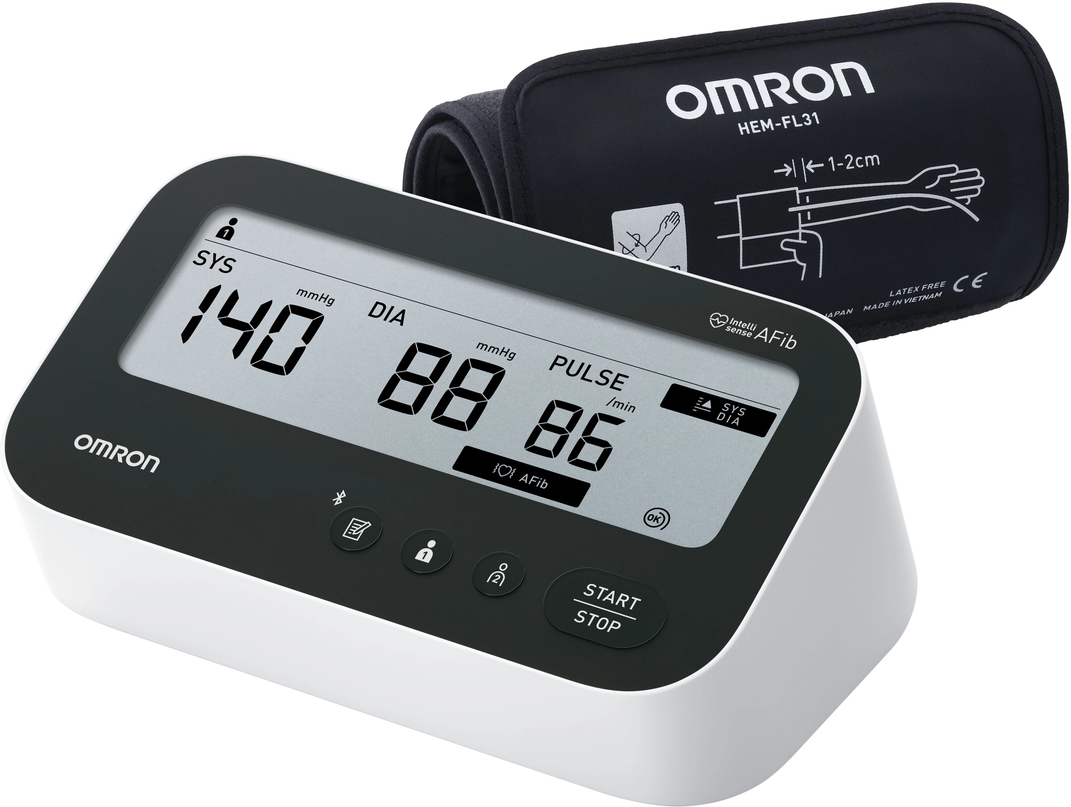 Omron M4 Connect AF Blodtrycksmätare (HEM-7196T1-FLE) | Apotek Hjärtat