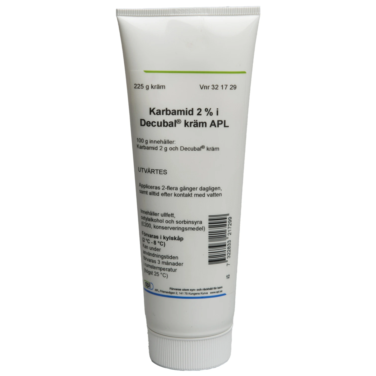 Karbamid 2% i Decubal Kräm APL 225 g | Apotek Hjärtat