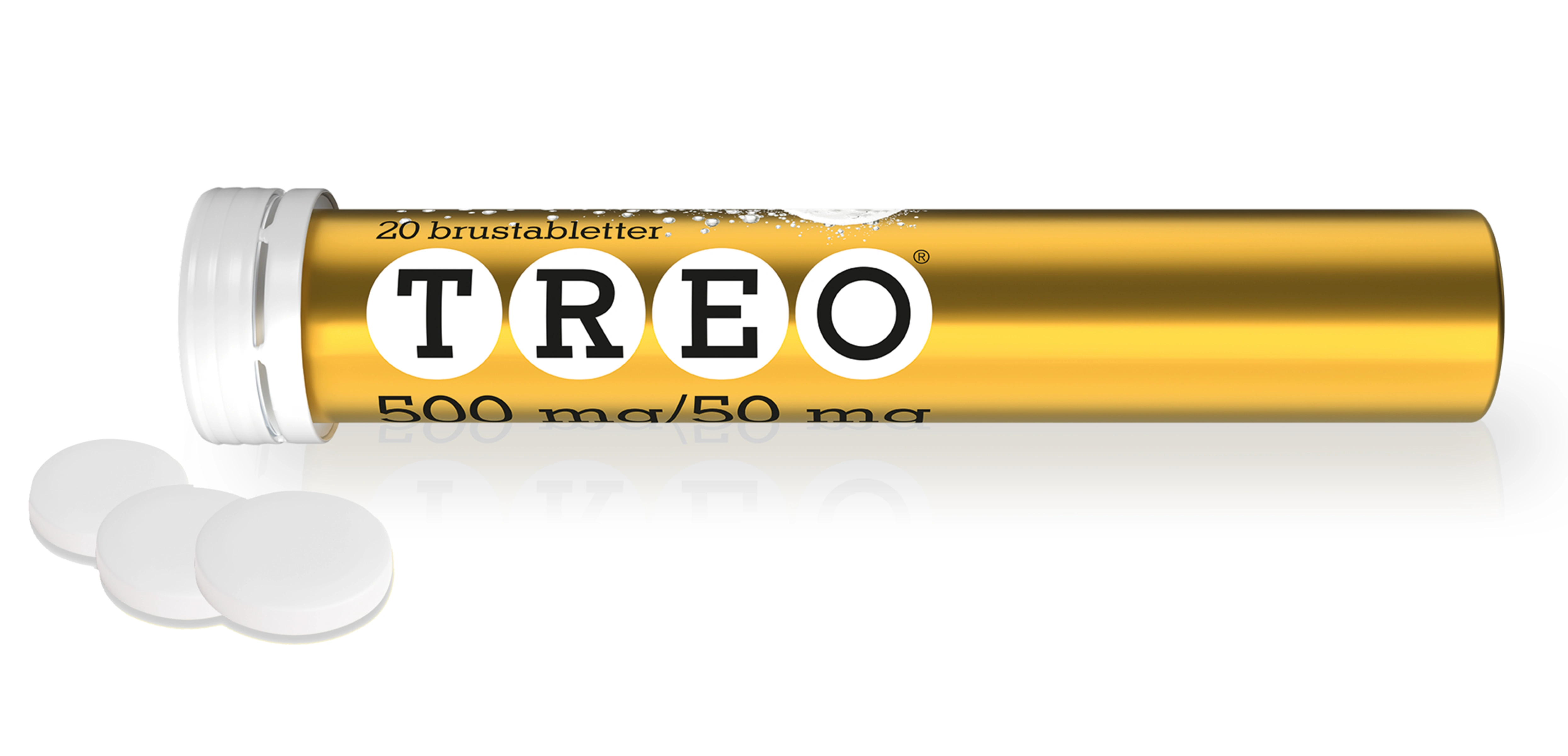 Treo brustablett 500 mg/50 mg 20 st | Apotek Hjärtat
