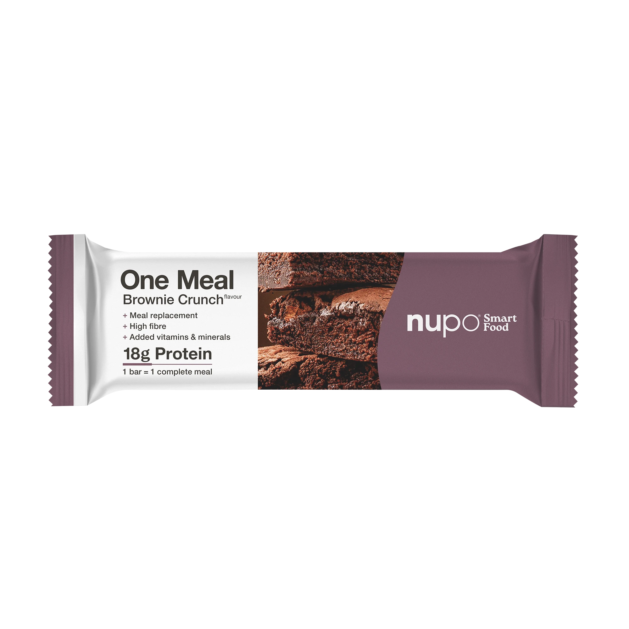 Nupo One Meal Bar Brownie Crunch 60g | Apotek Hjärtat