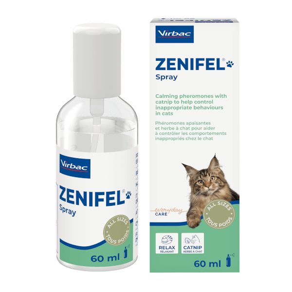 Virbac Zenifel Calming Spray for Cats 60 ml | Apotek Hjärtat