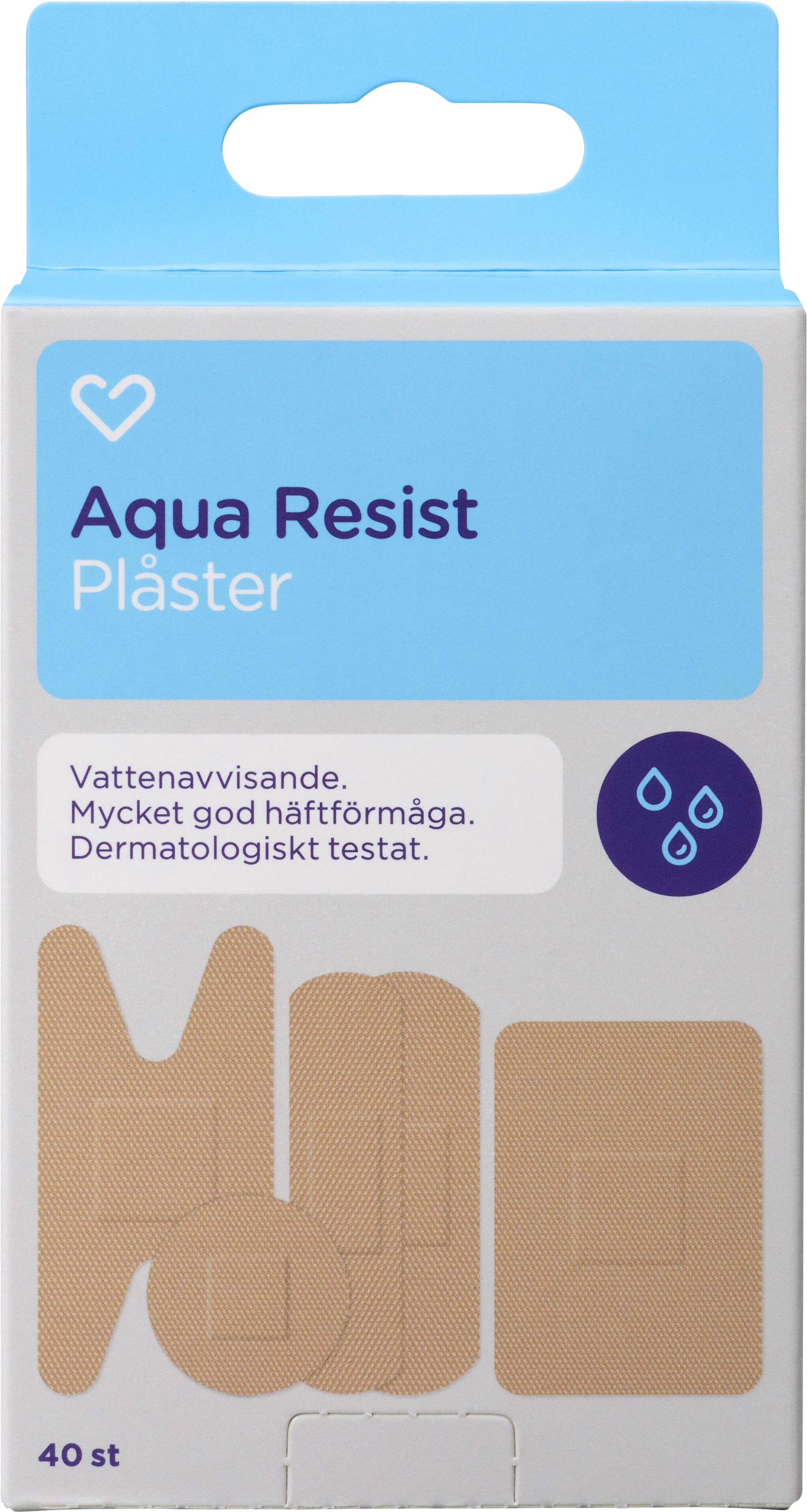 Hjärtats Plåster Aqua Resist 40st | Apotek Hjärtat