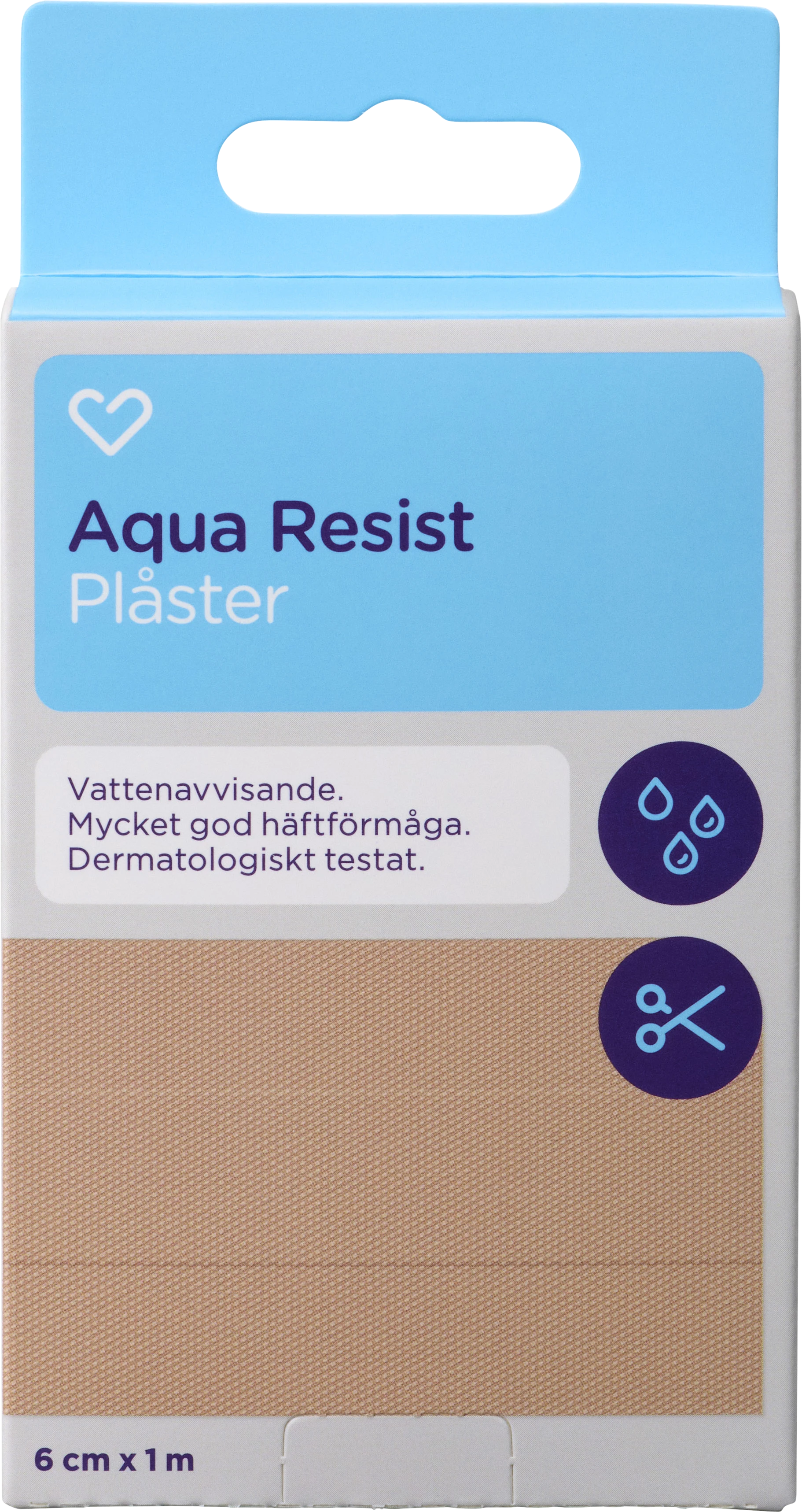 Hjärtats Plåster Aqua Resist 6cm x 1m 1st | Apotek Hjärtat