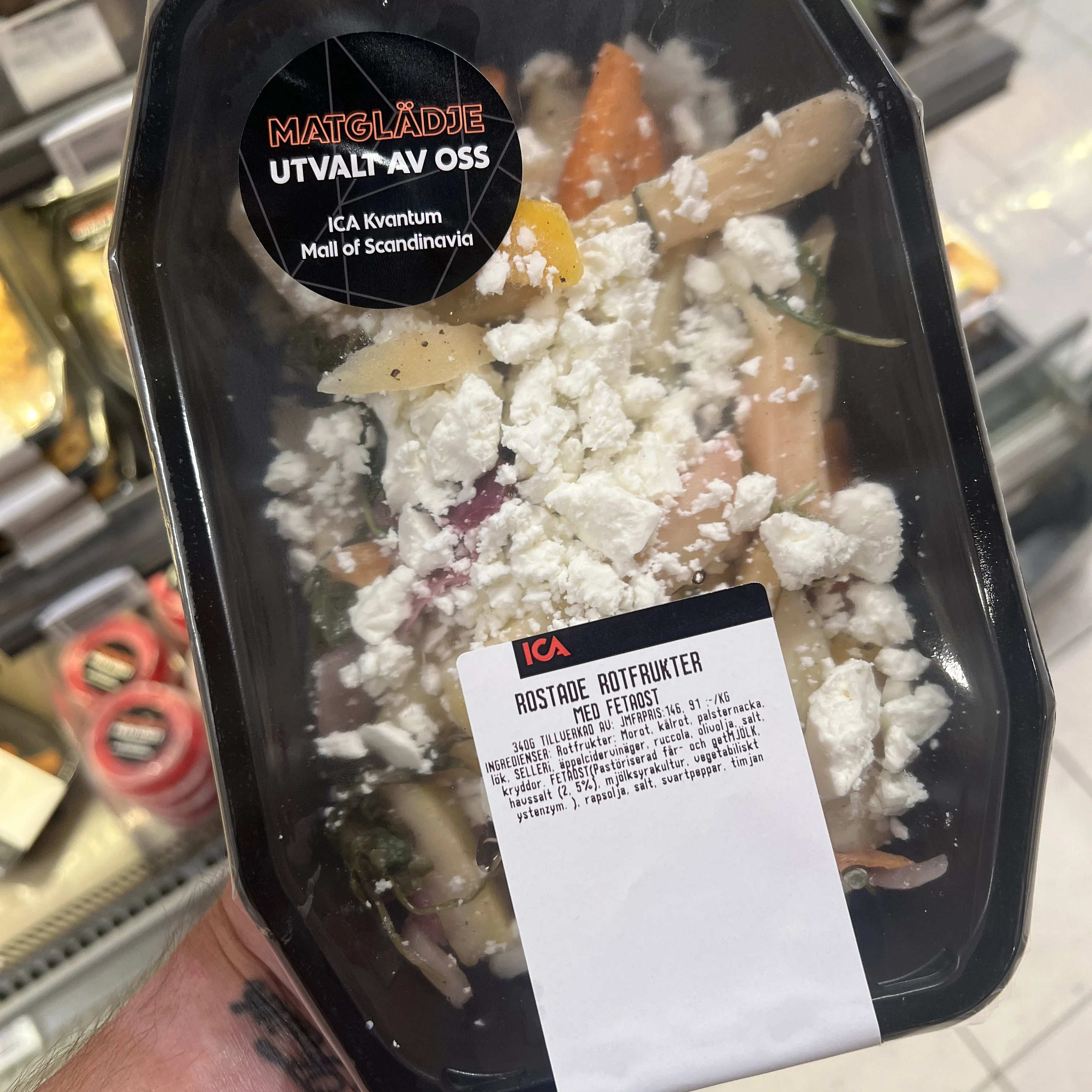 Rostade rotfrukter med fetaost 375g | Catering ICA Kvantum Mall of ...