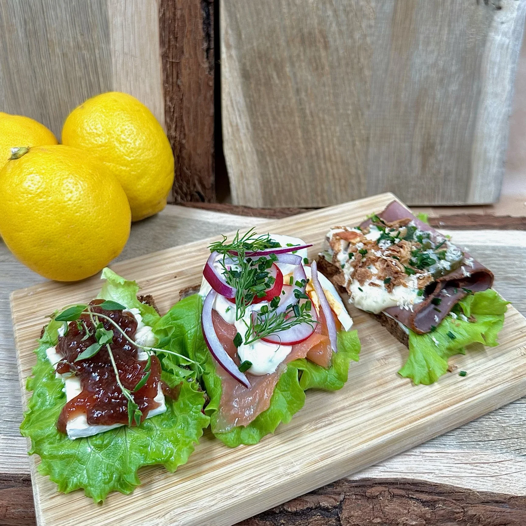 Smörrebröd 3 st | Catering ICA Kvantum Sannegården