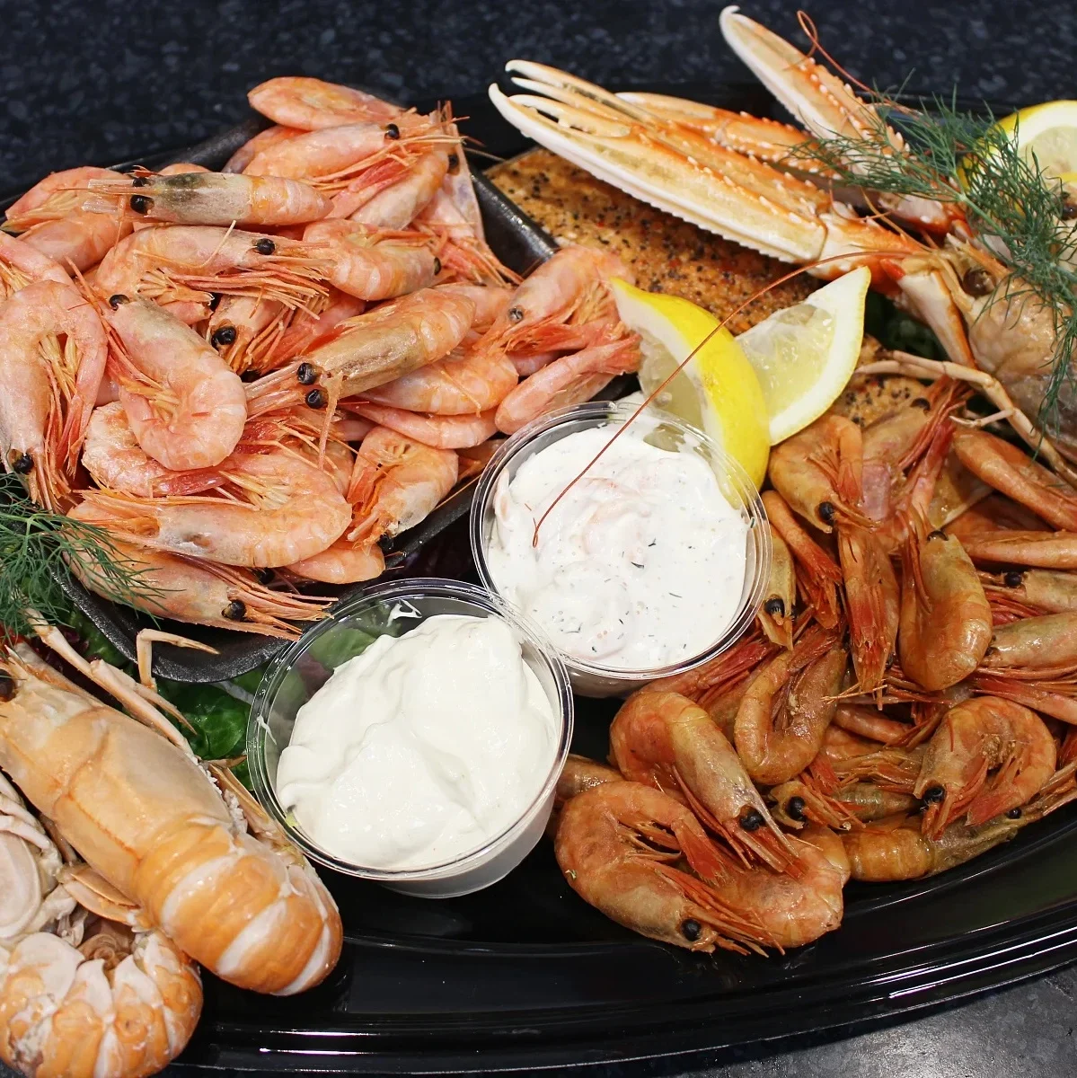 Lilla skaldjursbrickan | Catering ICA Signalen, Linköping