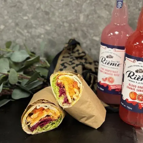 Wrap het cajunkyckling | Catering ICA Supermarket Oppeby