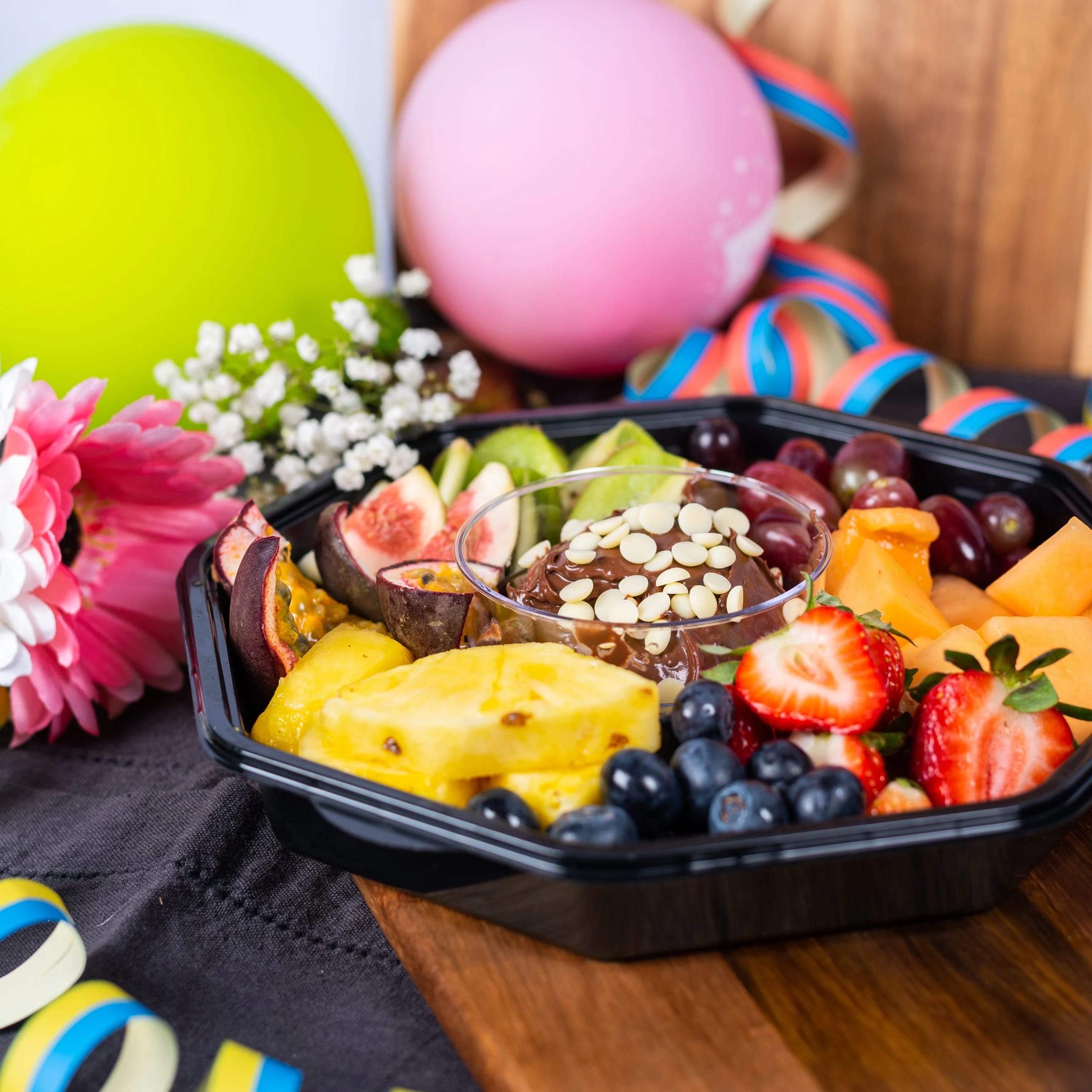 Fruktfat med nutella | Catering ICA Maxi Falun