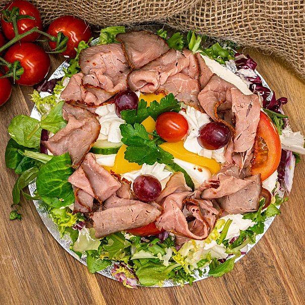 Smörgåstårta rostbiff | Catering ICA Kvantum Åkrahallen