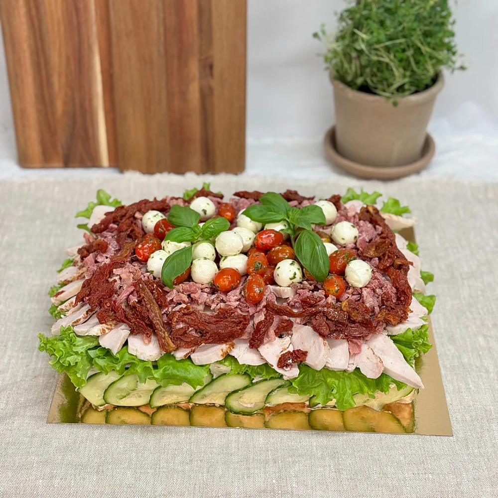 Smörgåstårta kyckling&bacon | Catering ICA Maxi Högsbo