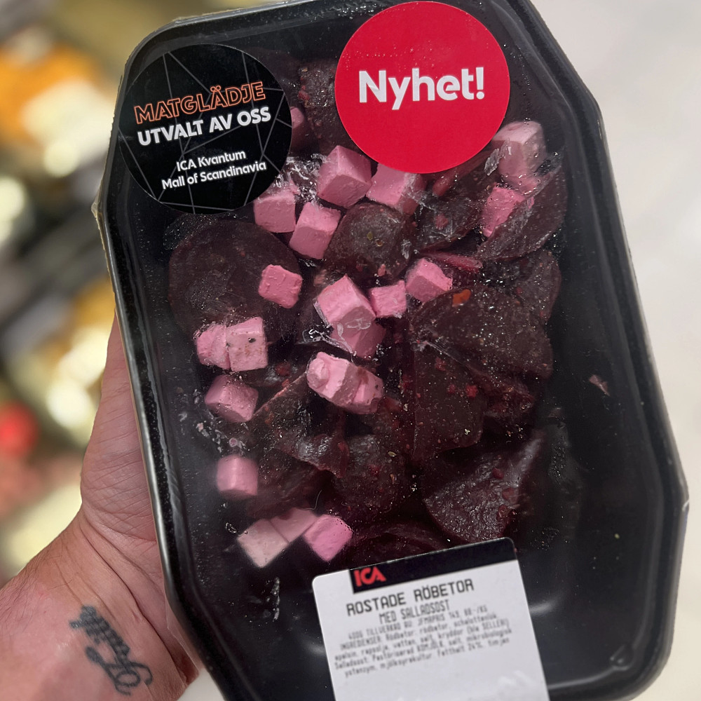 Rostade rödbetor med salladsost 400g | Catering ICA Kvantum Mall of ...