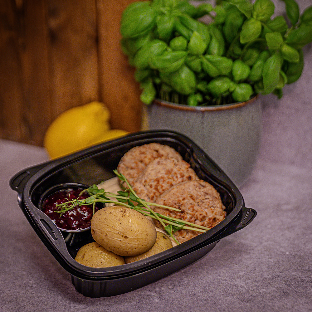 Pannbiff med gräddsås och potatis | Catering ICA Supermarket Söderköping