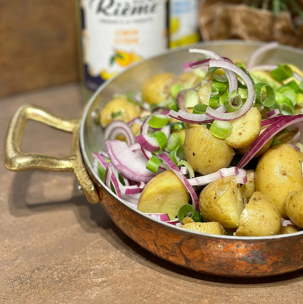 Fransk potatissallad | Catering ICA Kvantum Klockaretorpet