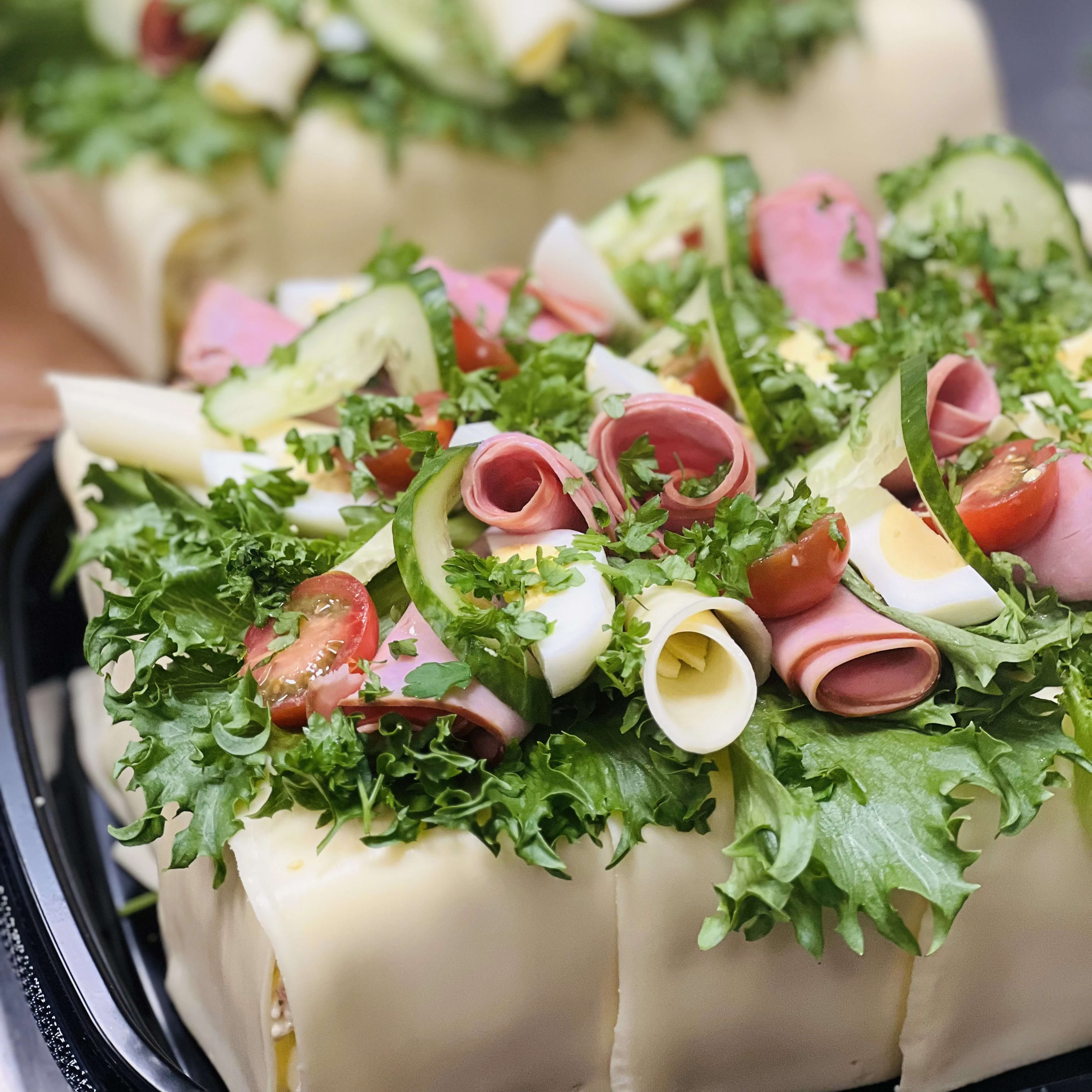 Smörgåstårta ost & skinka | Catering ICA Supermarket Skellefteå Torg