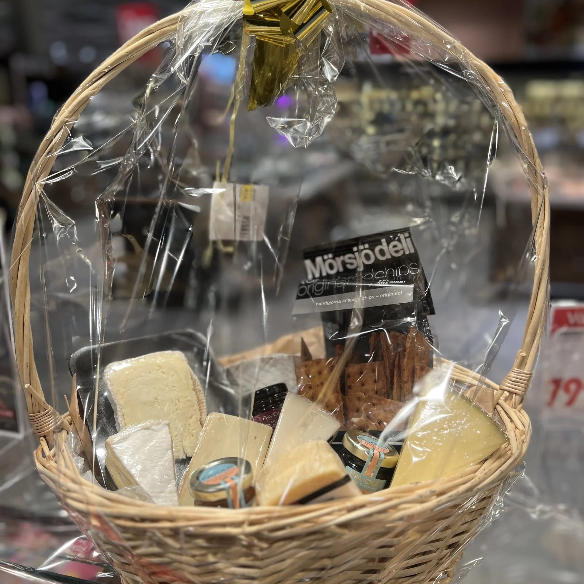 Presentkorg Ost och Kex | Catering ICA Kvantum Mall of Scandinavia