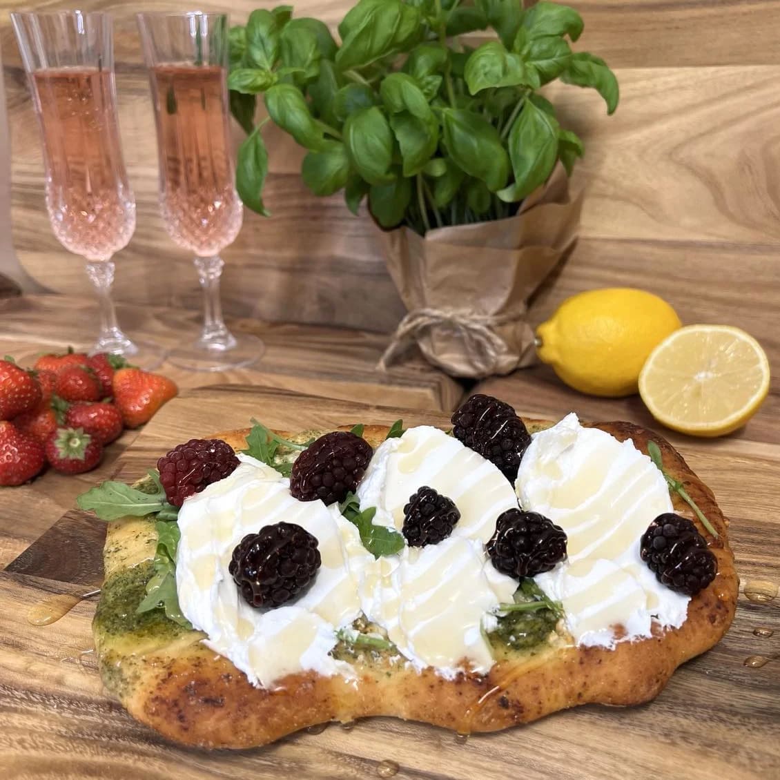 Flatbread chevré | Catering ICA Kvantum Ale