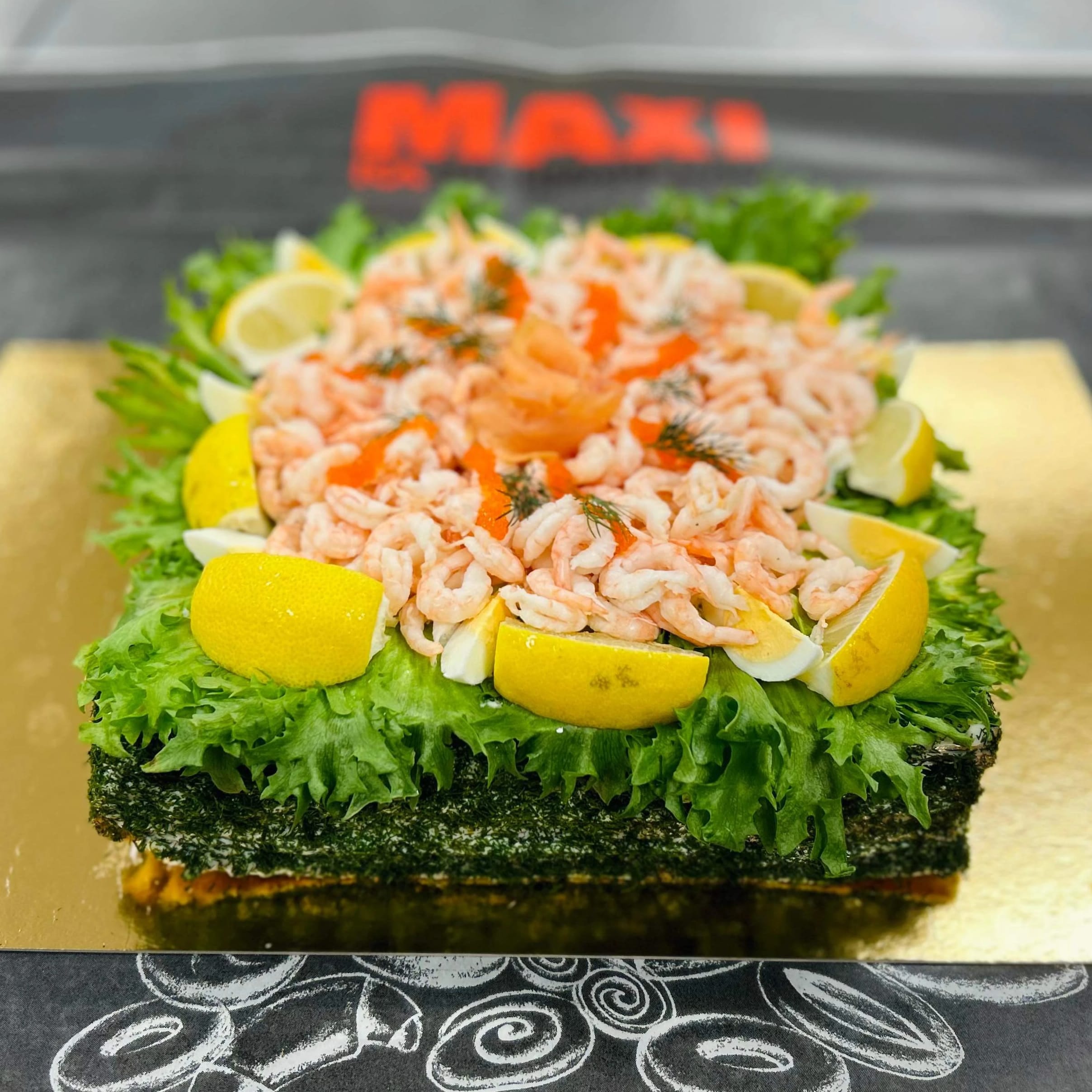 Lax- och räktårta | Catering ICA Maxi Bålsta