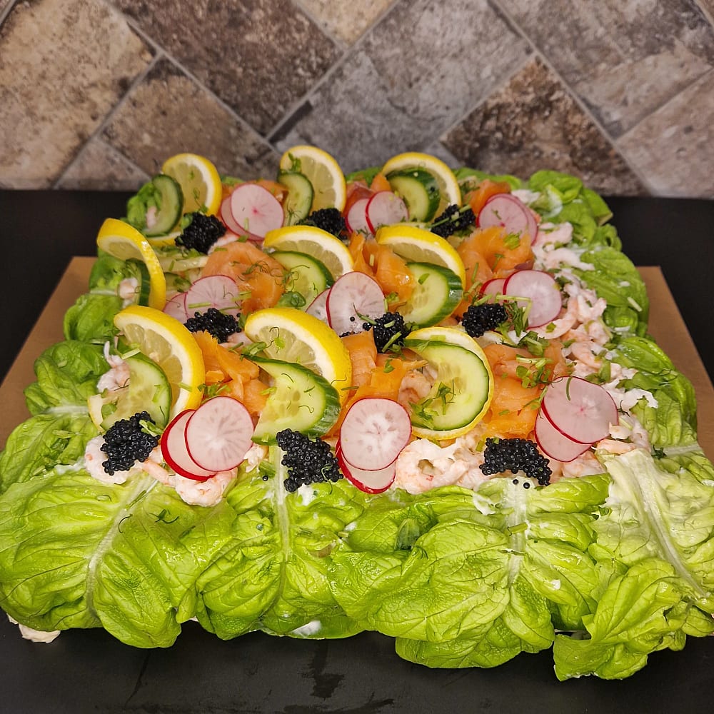 Smörgåstårta räka | Catering ICA Kvantum Uddevalla