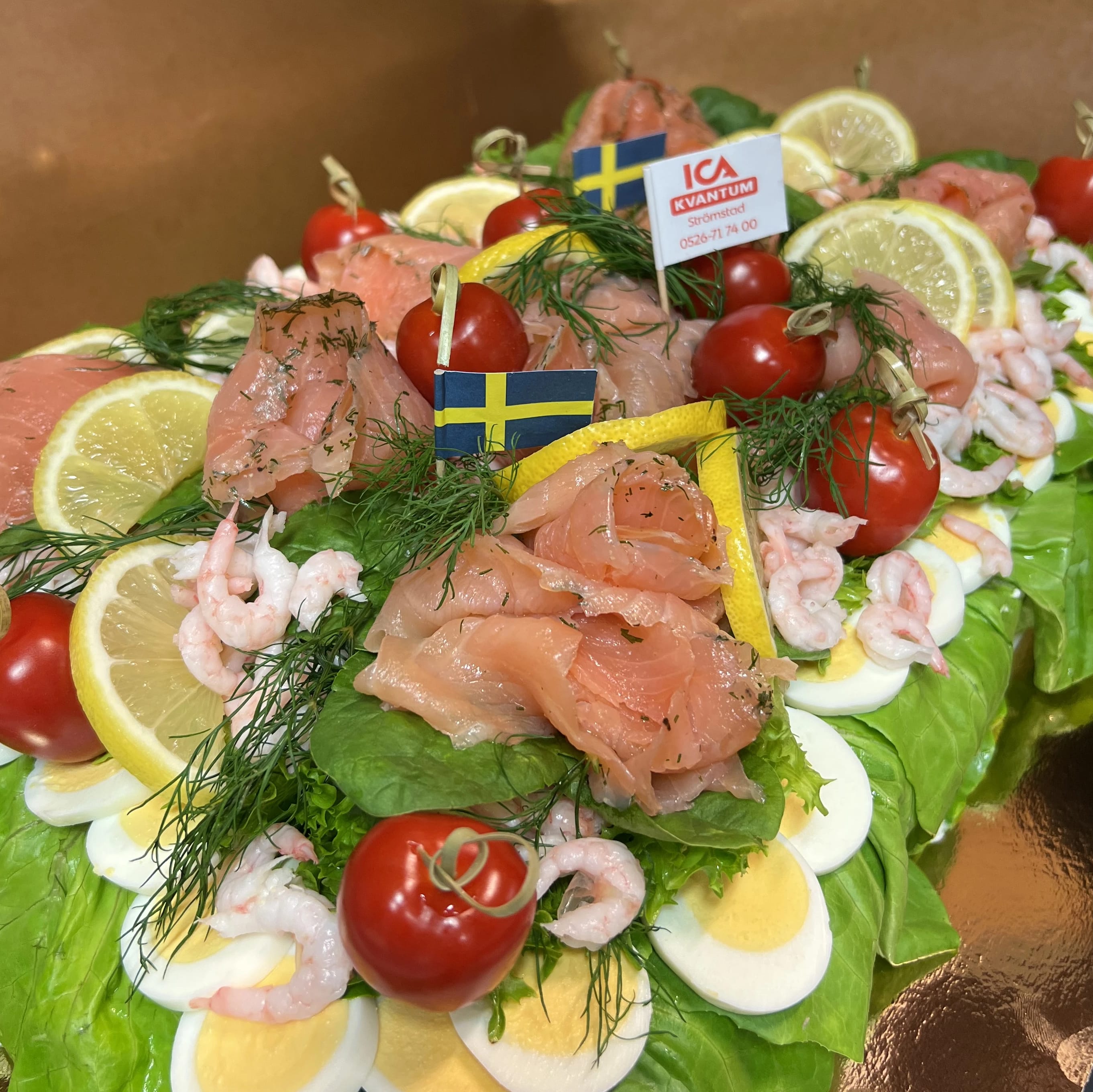 Räk & kallrökt lax | Catering ICA Kvantum Strömstad