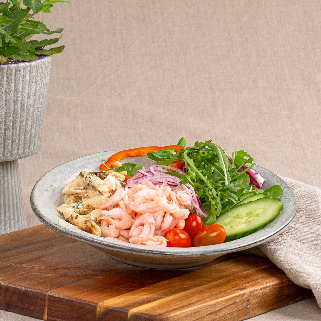 Caesarpasta med Räkor | Catering ICA Maxi Kungälv