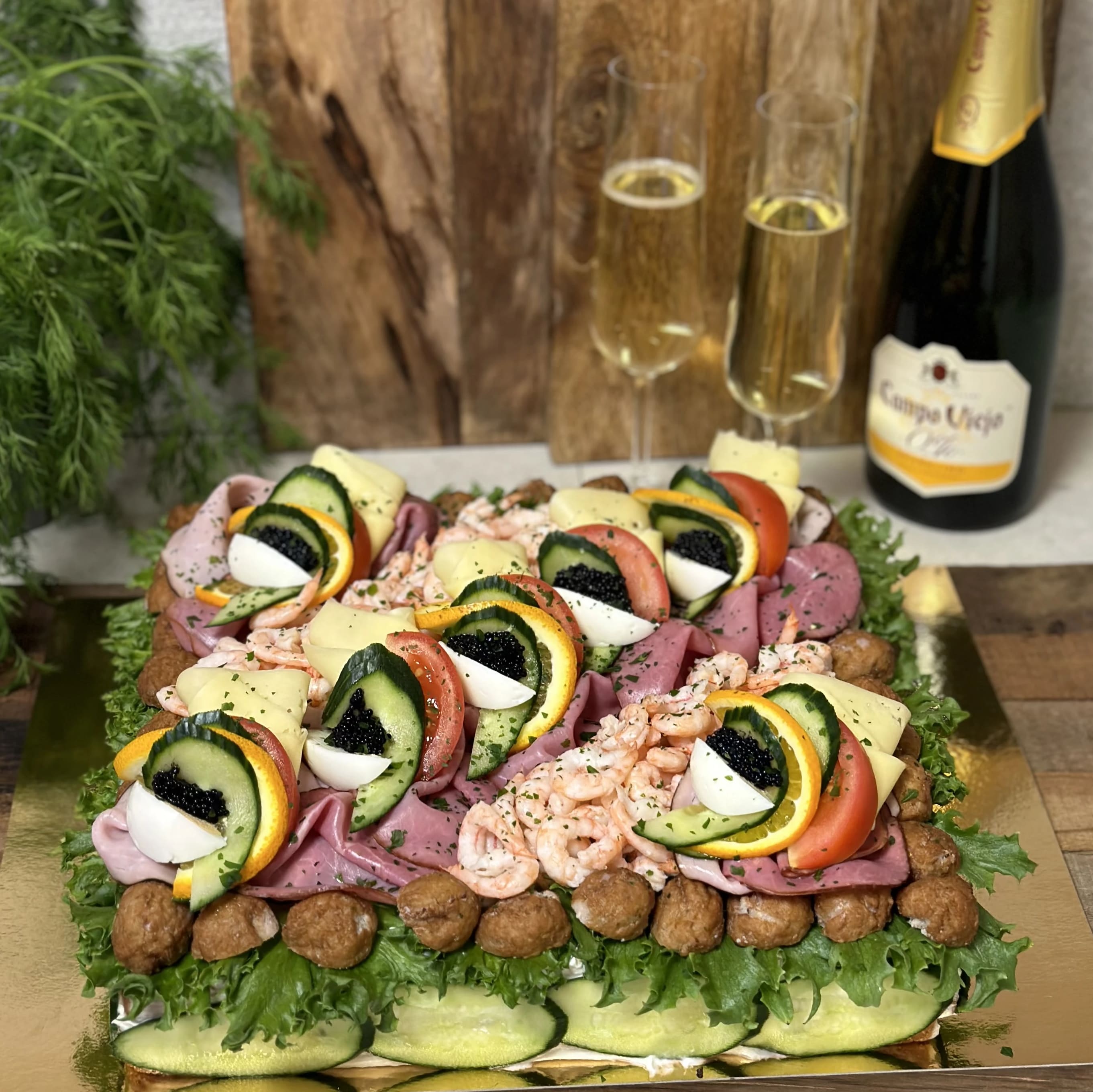 Mixad tårta | Catering ICA Kvantum Falkenberg