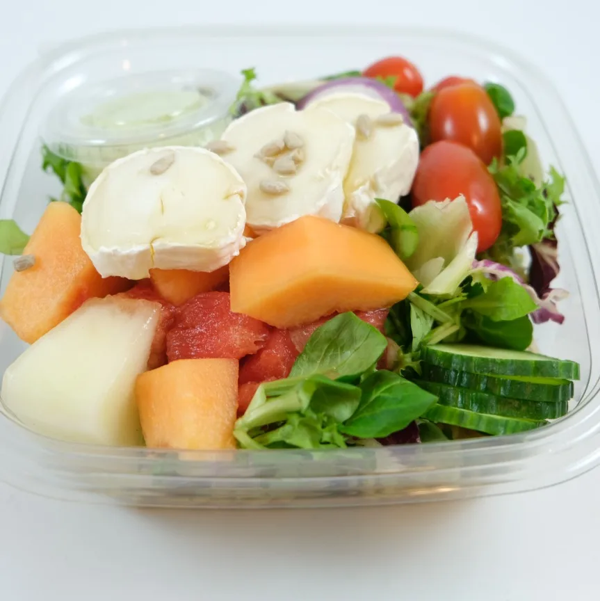 Chèvre och melonsallad | Catering Maxi ICA Stormarknad Umeå