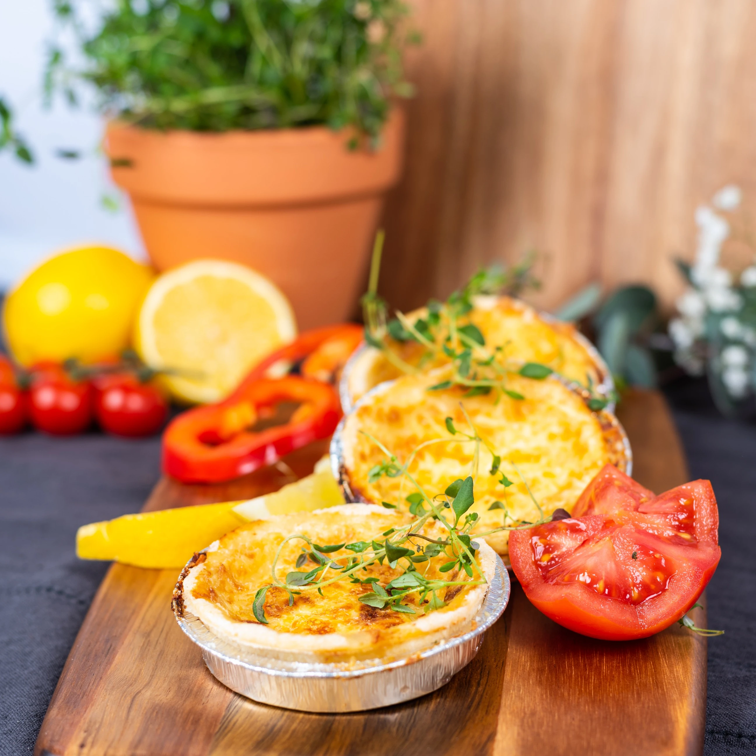 Minipaj med feta & soltorkade tomater | Catering ICA Maxi Falun