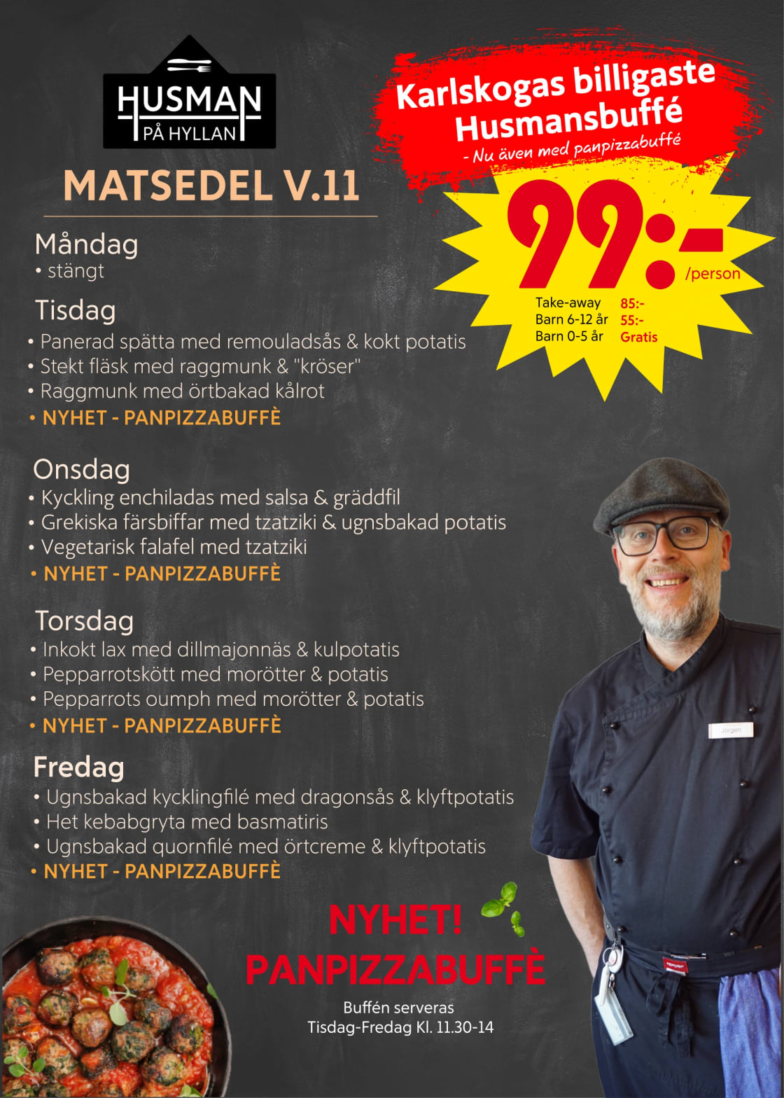 Husman på Hyllan - Restaurang - Maxi ICA Stormarknad Karlskoga | ICA