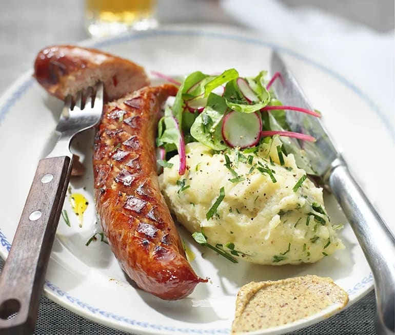 Isterband med senapspotatispuré | Recept ICA.se