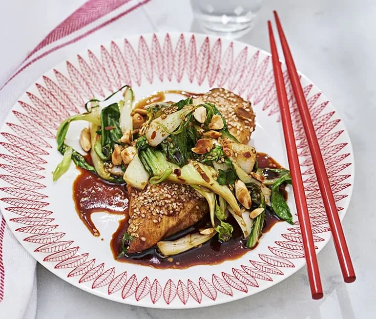 Chicken teriyaki med pak choi | Recept ICA.se