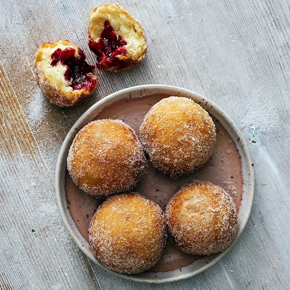 Hallonmunkar | ICA Buffé